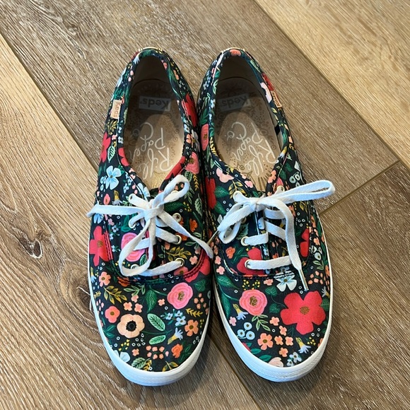 Keds | Shoes | Rifle Paper Co X Keds Sneakers Womens 9 | Poshmark